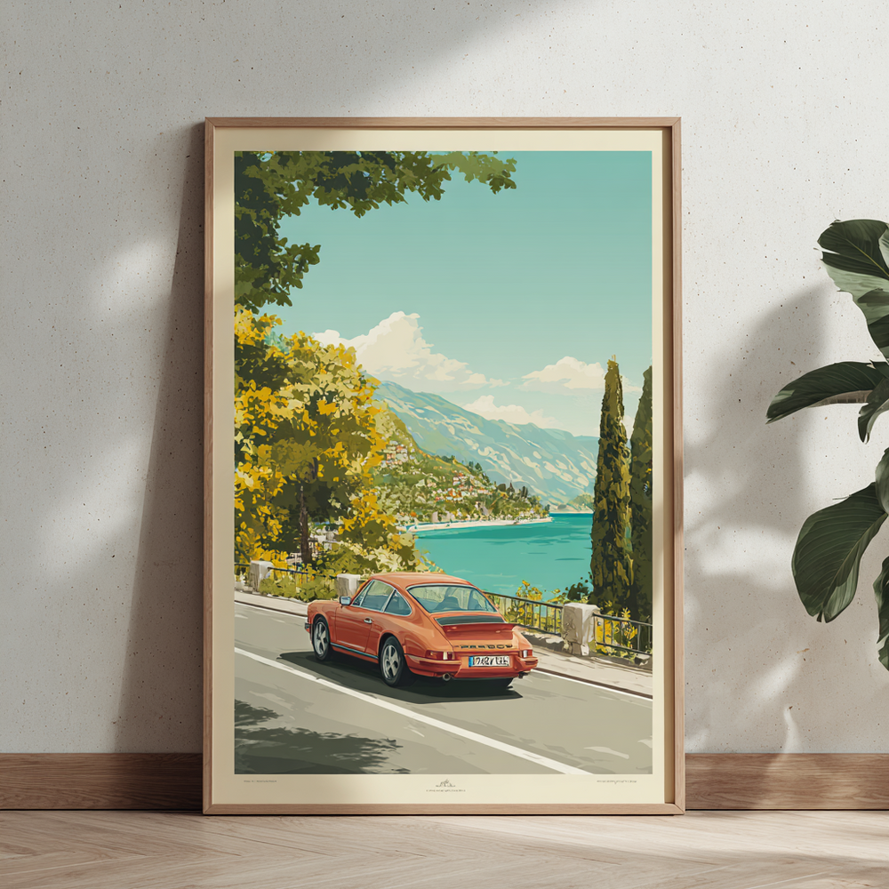 Quadro Una Porsche d'estate - Neibac - Spedizione gratuita